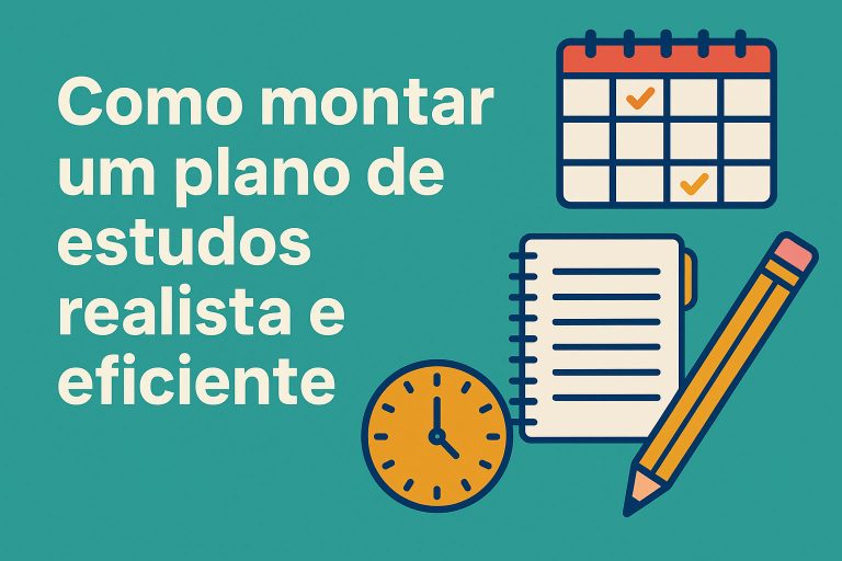 Como montar um plano de estudos eficiente